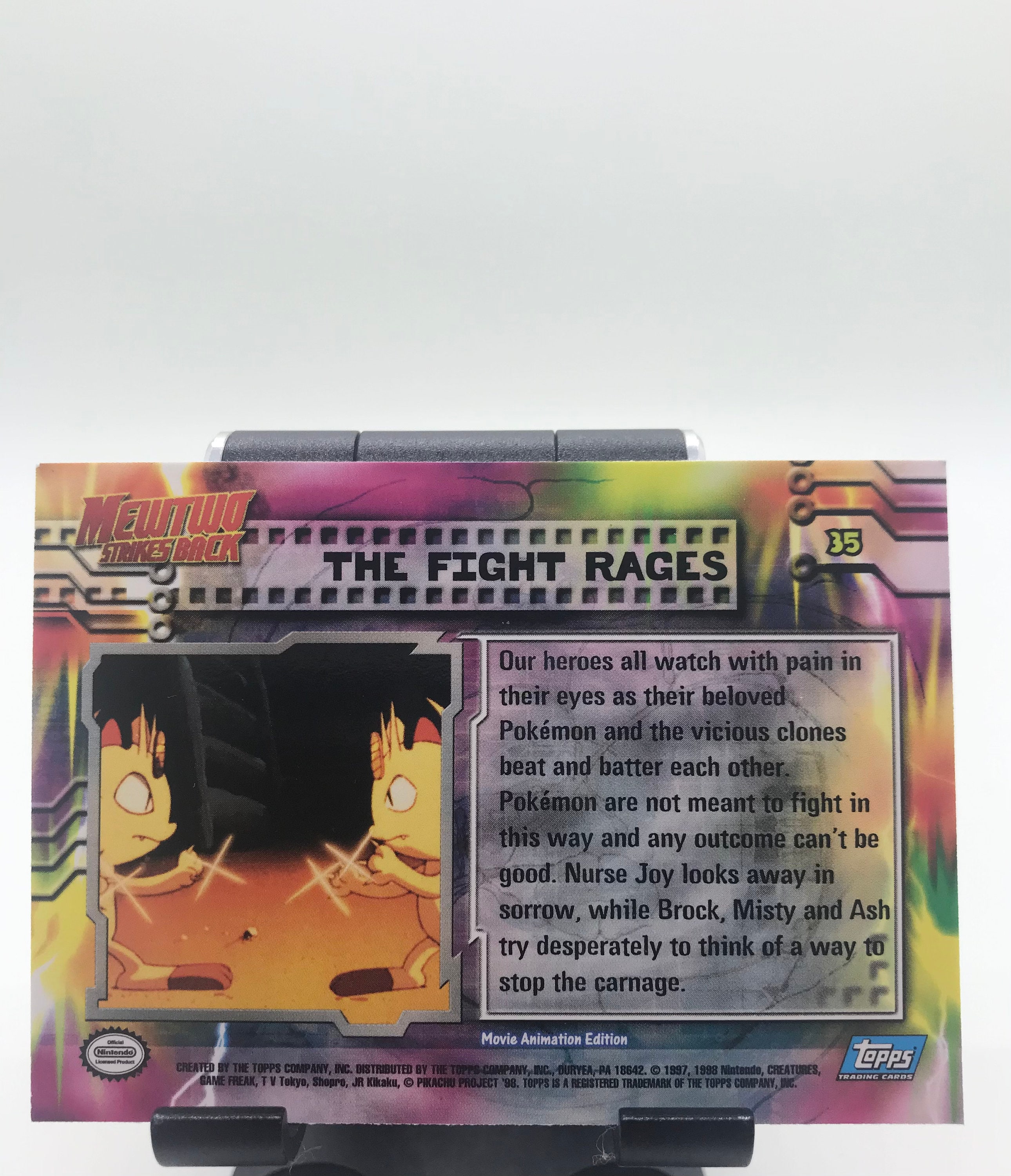 Mewtwo Strike Back 35 1998 the Fight Rages NM - Etsy