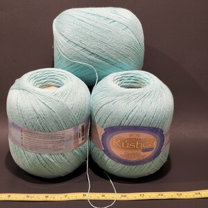 Omega Hilaza Rustica Eclat Crochet Thread: Iridescent White - Etsy