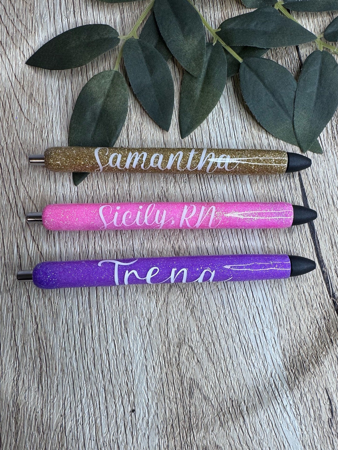 Personalized Glitter Pen: Custom Inkjoy Gel Pen, Refillable - Etsy