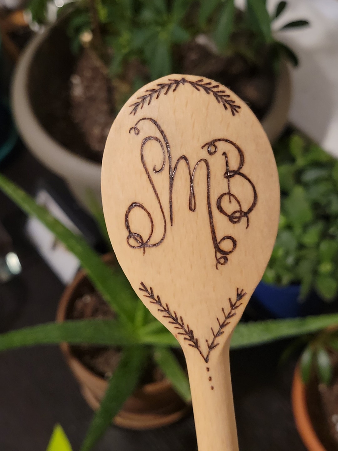 Personalized Wood Spoon, Monogram, Initials - Etsy