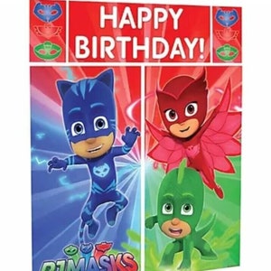PJ Masks Wall Poster Decorating Kit W/photo Props - Etsy