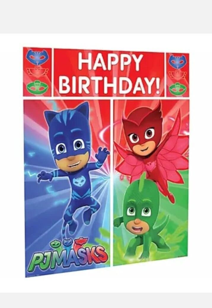 PJ Masks Wall Poster Decorating Kit W/photo Props - Etsy