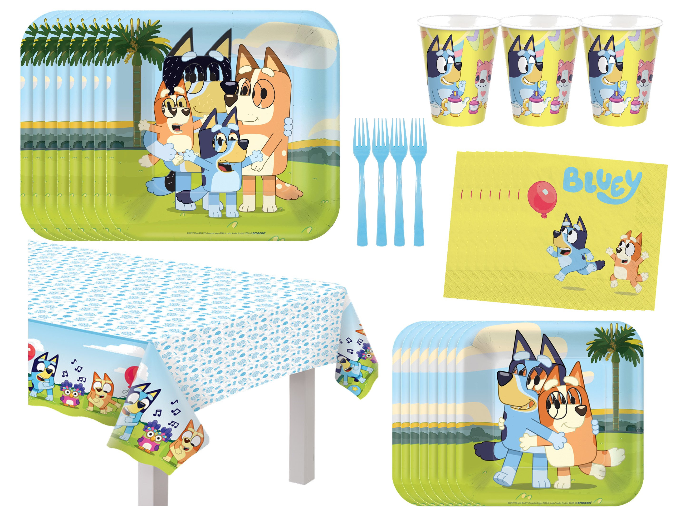 Bluey Birthday Party Supplies - Etsy