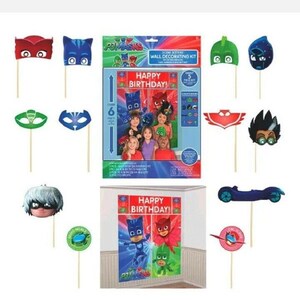 PJ Masks Wall Poster Decorating Kit W/photo Props - Etsy
