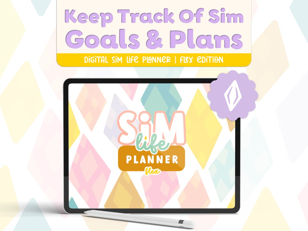 Sims Game Journal & Tracker the Digital Sim Life Planner for Sims 4 ...