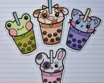 Bubble Tea Stickers | Etsy Australia