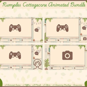 Rumple's Cottagecore Animated Bundle | Cottage Core | Twitch | Youtube ...