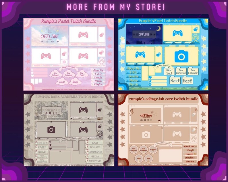Rumple's NEON Twitch Bundle! | Twitch | Streamer | NEON | Digital ...