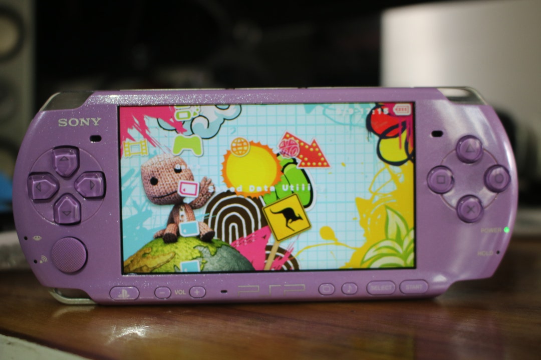 Modded Sony PSP 3000. Lilac PURPLE. 6.61 CFW Mod. 128gb. - Etsy