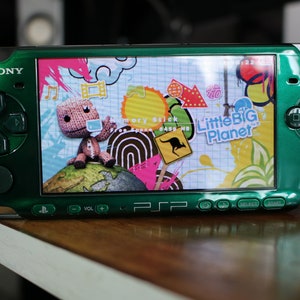 Modded Sony PSP 3000. Emerald Green. 6.61 CFW Mod. 128gb. - Etsy
