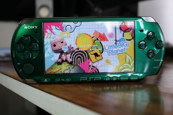 Modded Sony PSP 3000. Emerald Green. 6.61 CFW Mod. 64gb. - Etsy