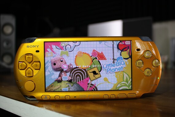 Modded Sony PSP 3000. Gold. 6.61 CFW Mod. 64gb. Charger and | Etsy
