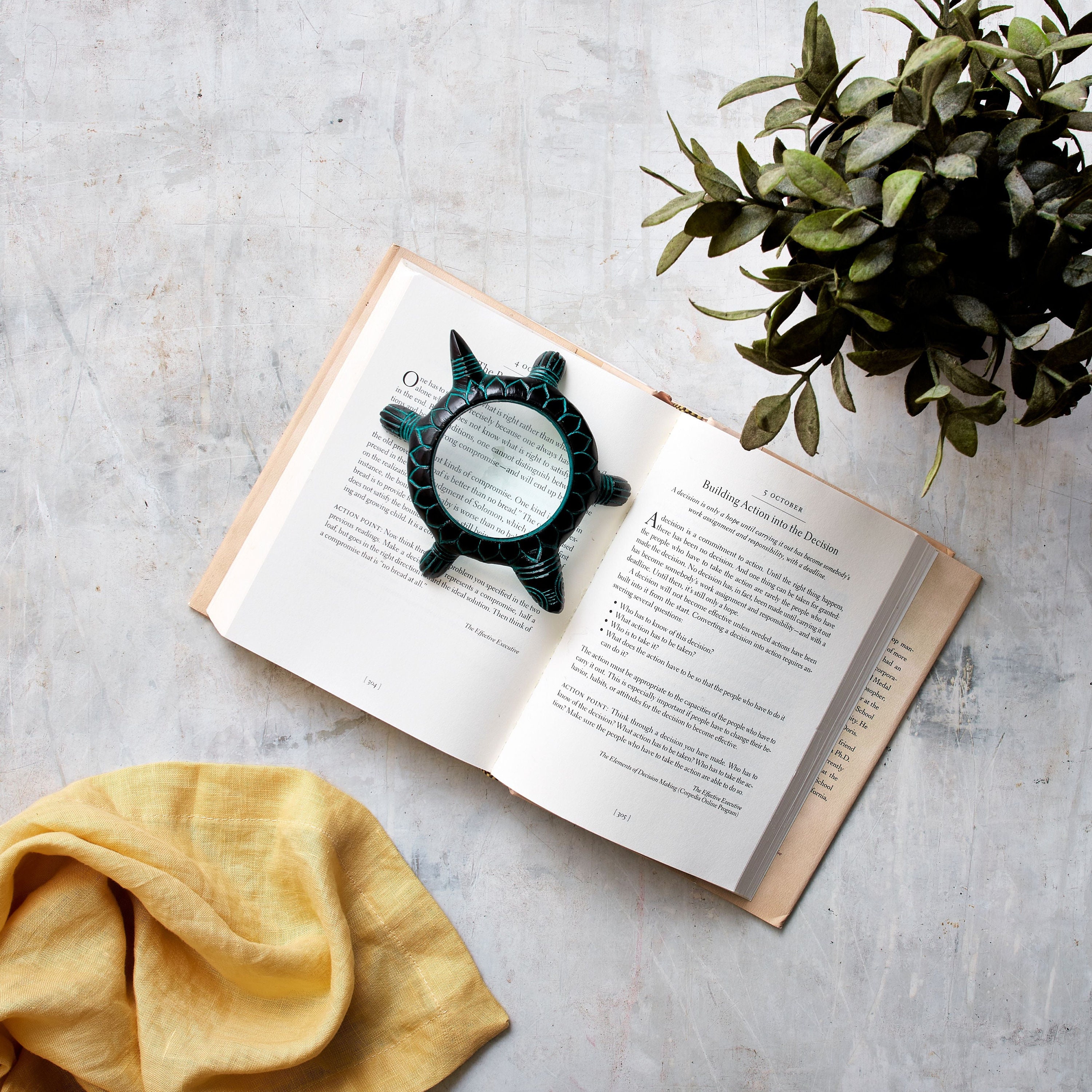 Brass Hand Magnifier Glass Turtle Animal Antique Patina - Etsy