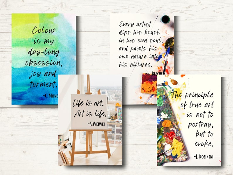 Artist Dashboard Bundle | Artist Theme Printables | Art Dashboards ...