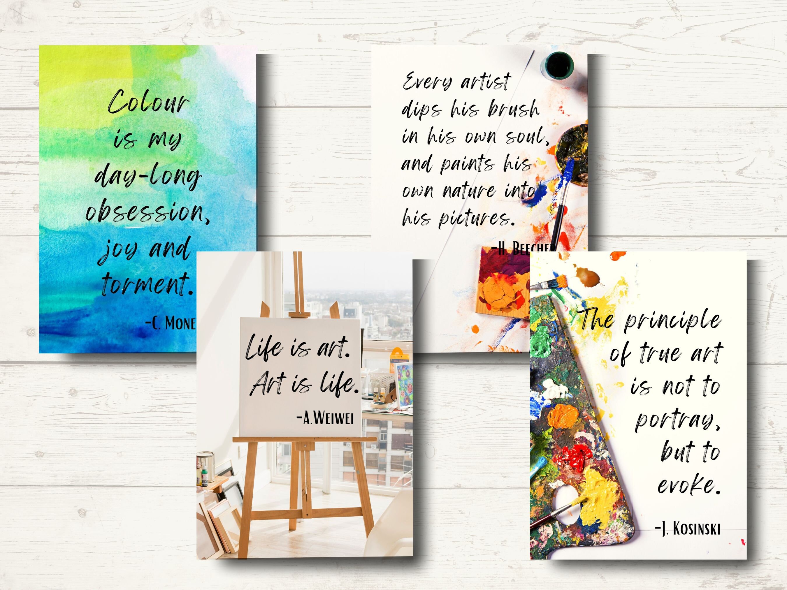 Artist Dashboard Bundle | Artist Theme Printables | Art Dashboards ...