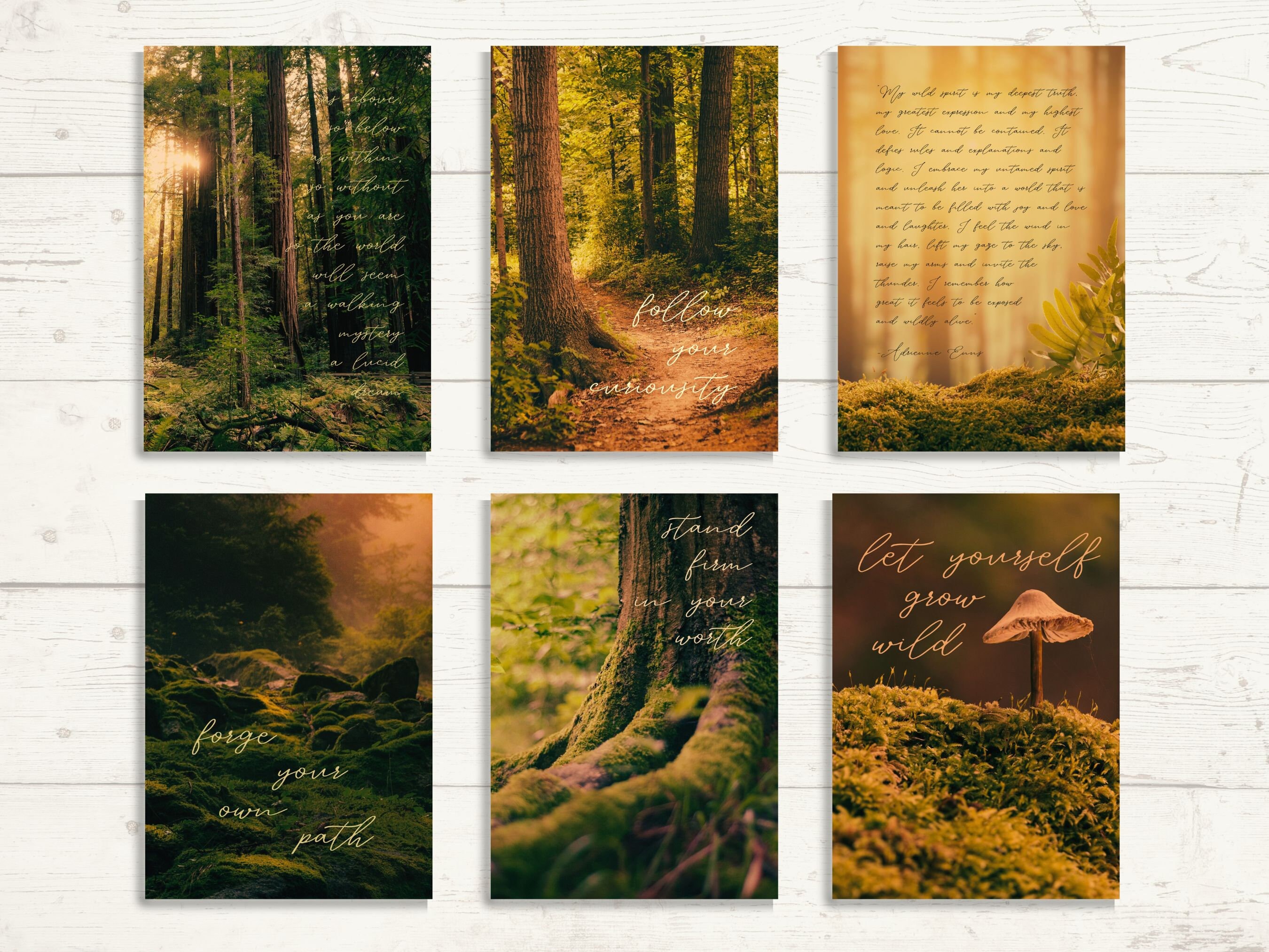 Wild & Worthy Forest Dashboards | Forest Dashboards | Worthy Printables ...