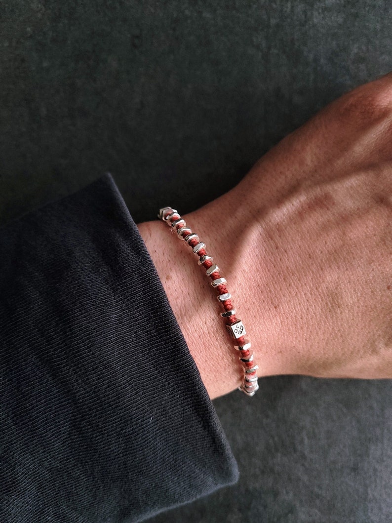 Personalized Friendship Bracelet • Macrame Boho Bracelet • Waxed Cord ...