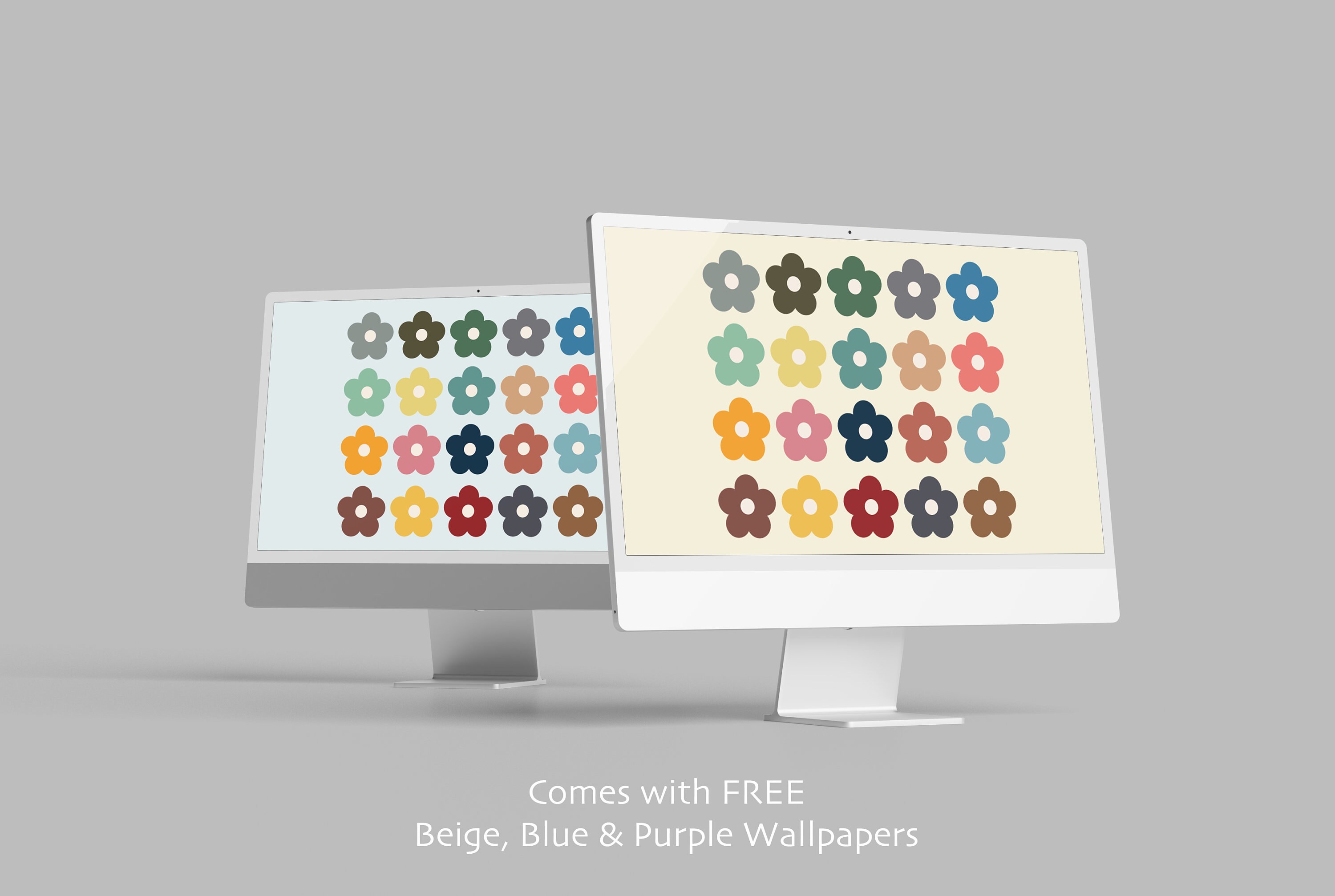 20 Vintage Floral Desktop Icons | for Mac & Windows | FREE SOLID ...