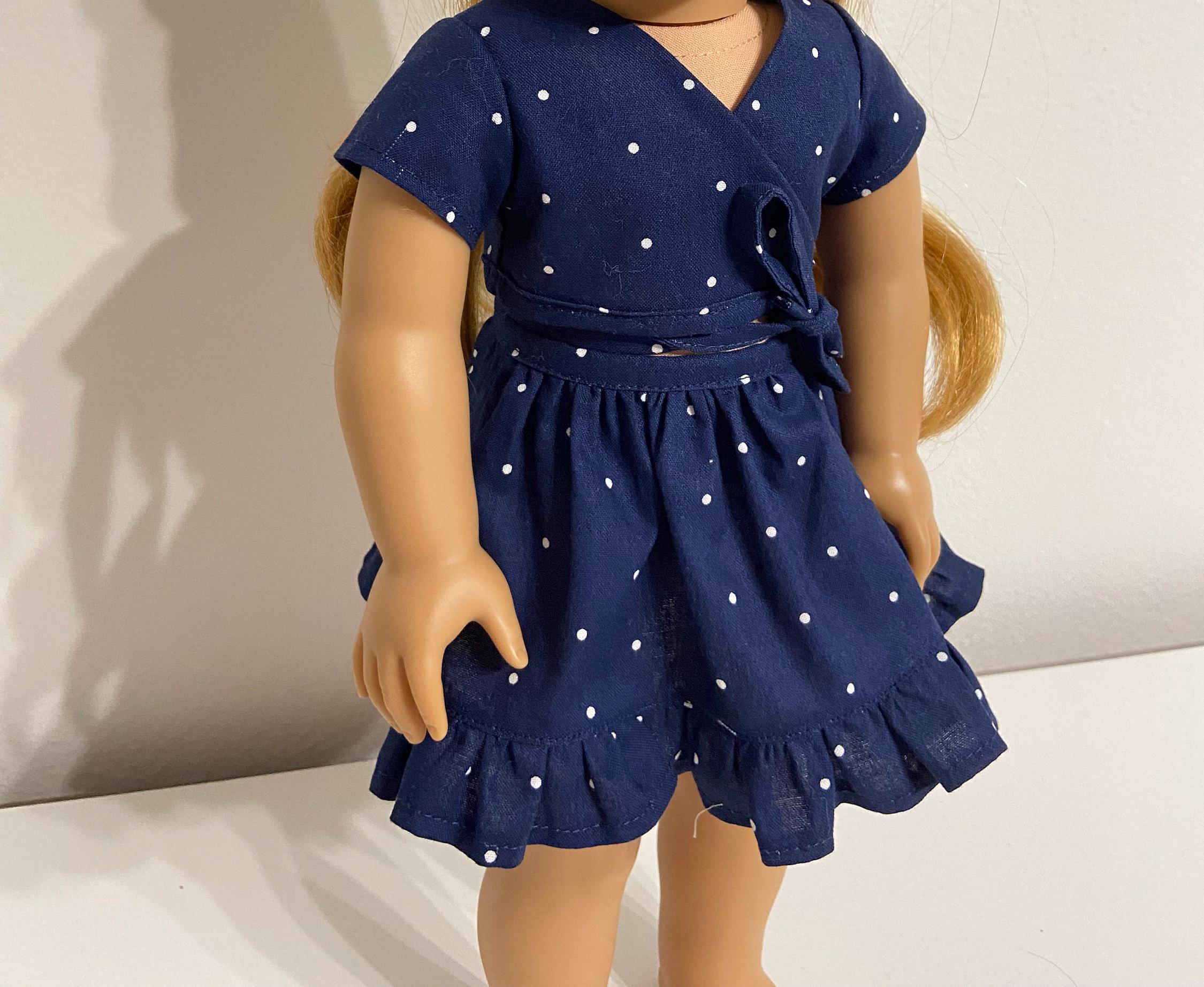 Two Blue Matching Outfit for AG Dolls - Etsy