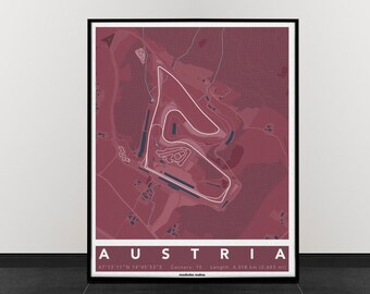 Red Bull Ring Poster - Etsy