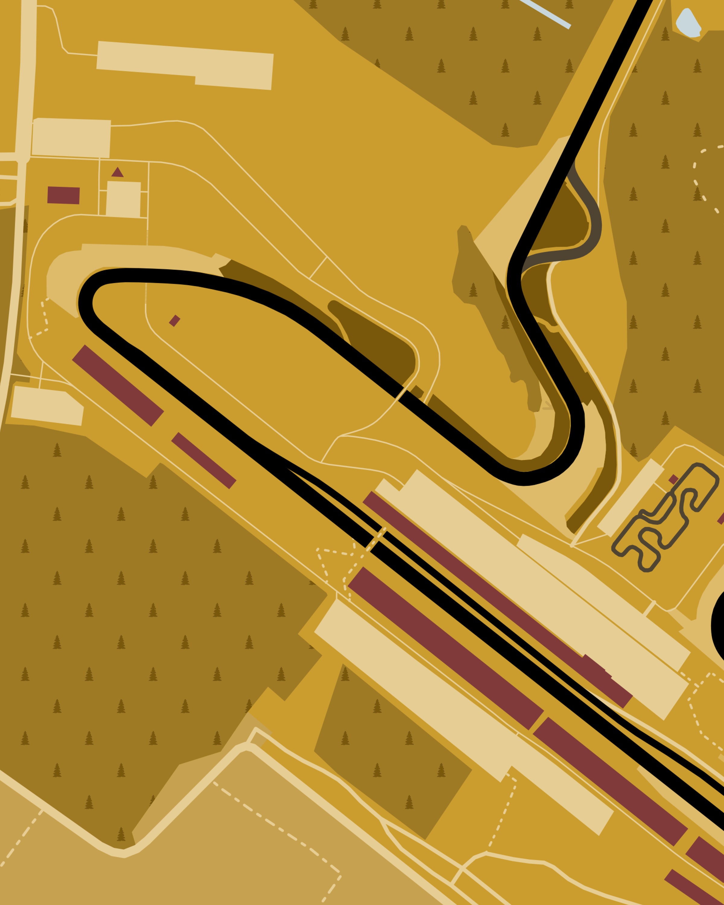 Hungaroring | Track Map for Poster Wall Art | Formula 1 Poster ...