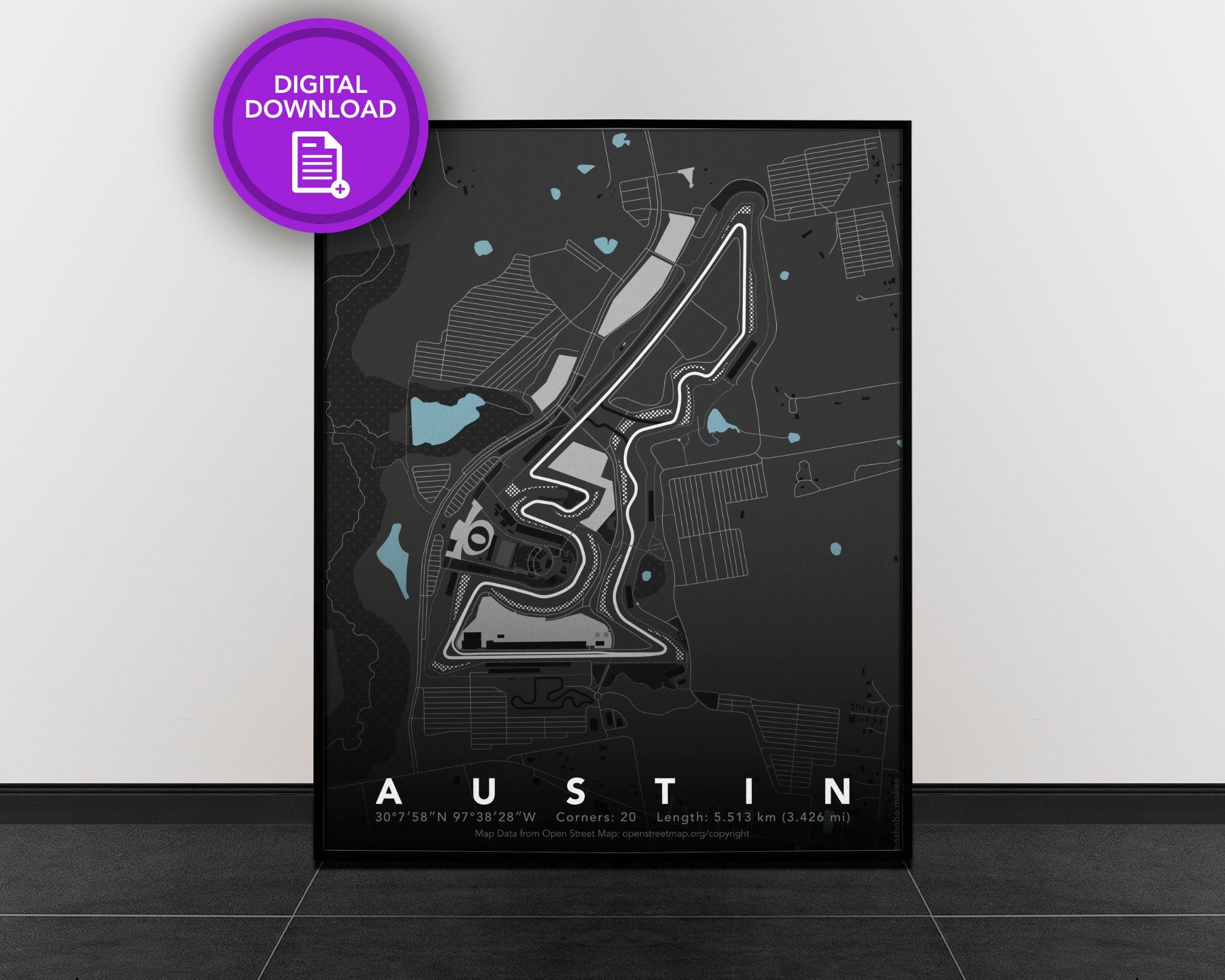 Circuit of the Americas, Formula 1 Grand Prix | F1 Poster | Formula 1 ...