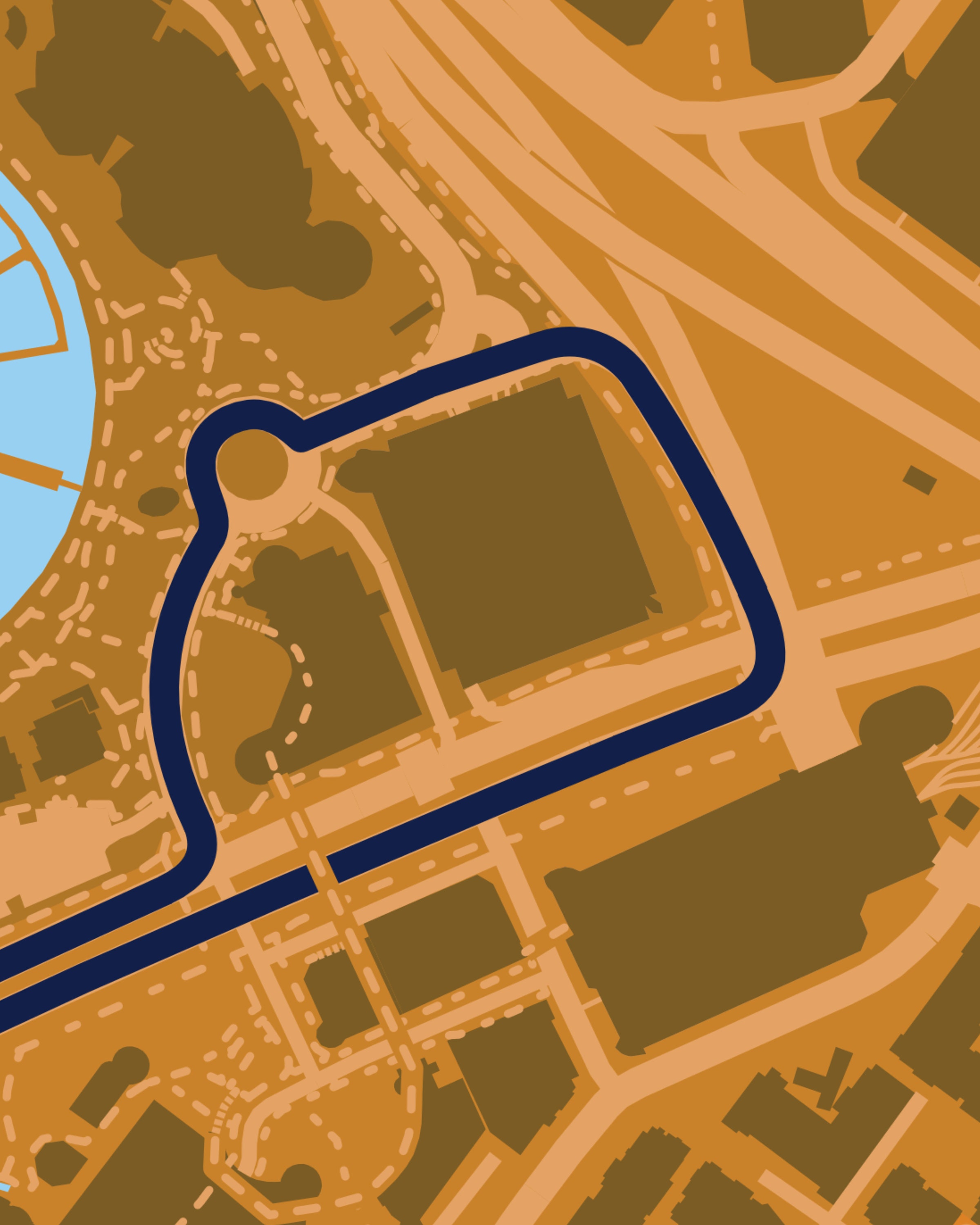 Grand Prix of Long Beach | Track Map for Poster Wall Art | IMSA Poster ...