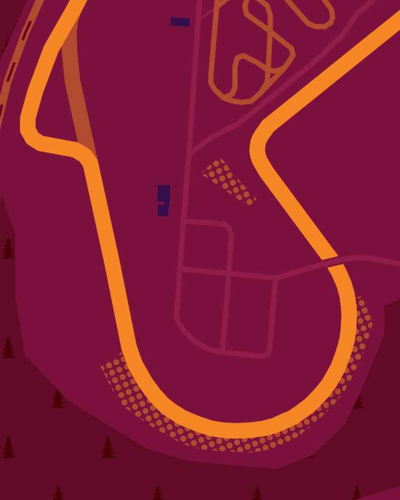 Road America | Track Map for Poster Wall Art | IMSA, Indycar Poster ...