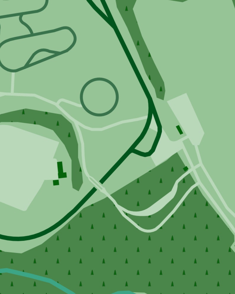 Lime Rock Park Track Map for Poster Wall Art IMSA Poster Digital ...