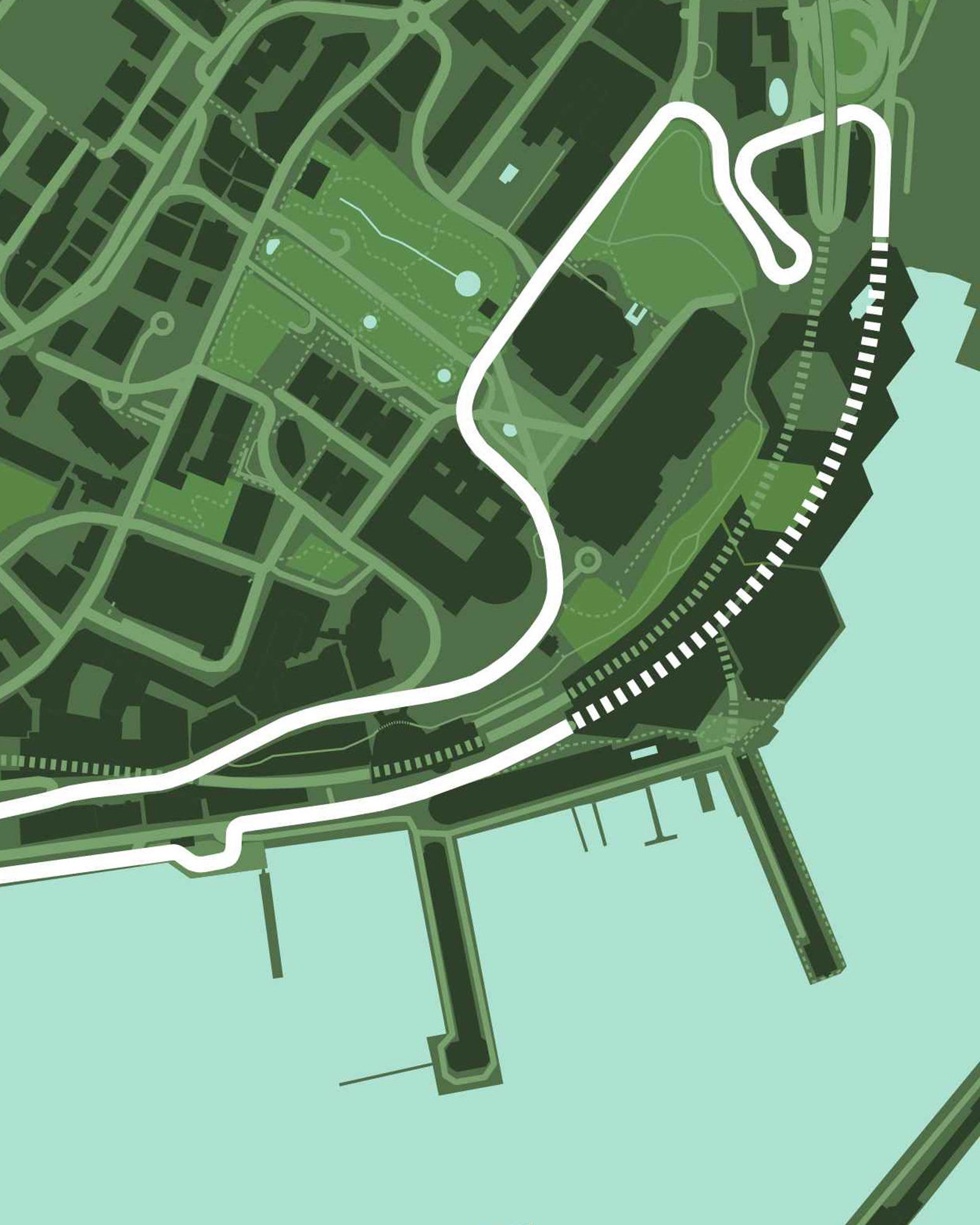 Monaco Track Map for Poster Wall Art Formula 1 Poster | Etsy