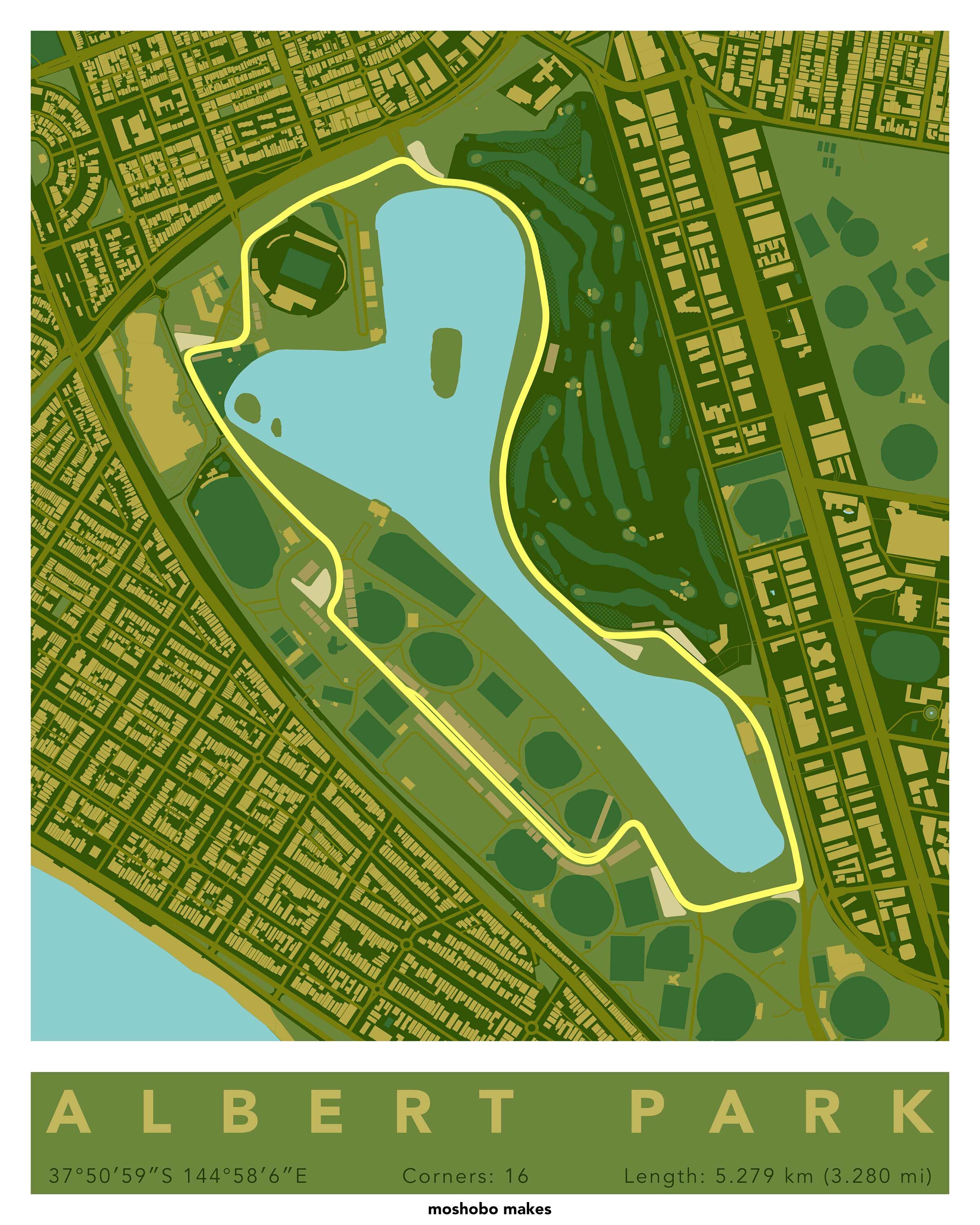 Albert Park Circuit [NEW 2022 Layout!] | Australian GP | Track Map for ...