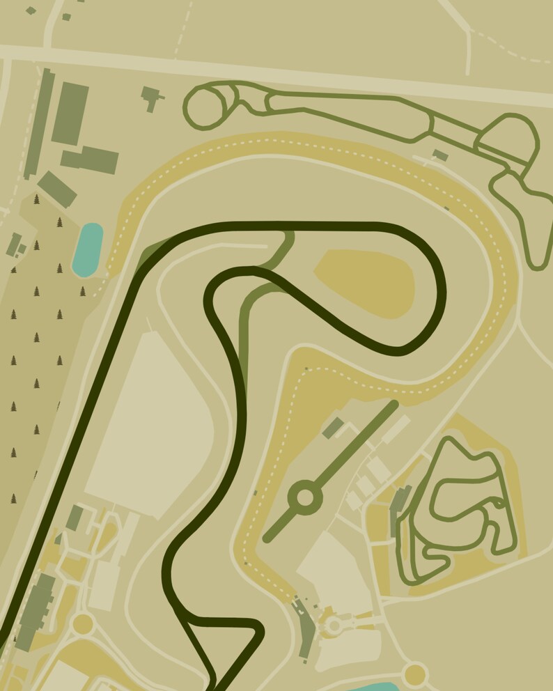 Circuit Paul Ricard | Track Map for Poster Wall Art | Formula 1 Poster ...