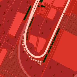 Monza Circuit | Track Map for Poster Wall Art | Formula 1 Poster ...