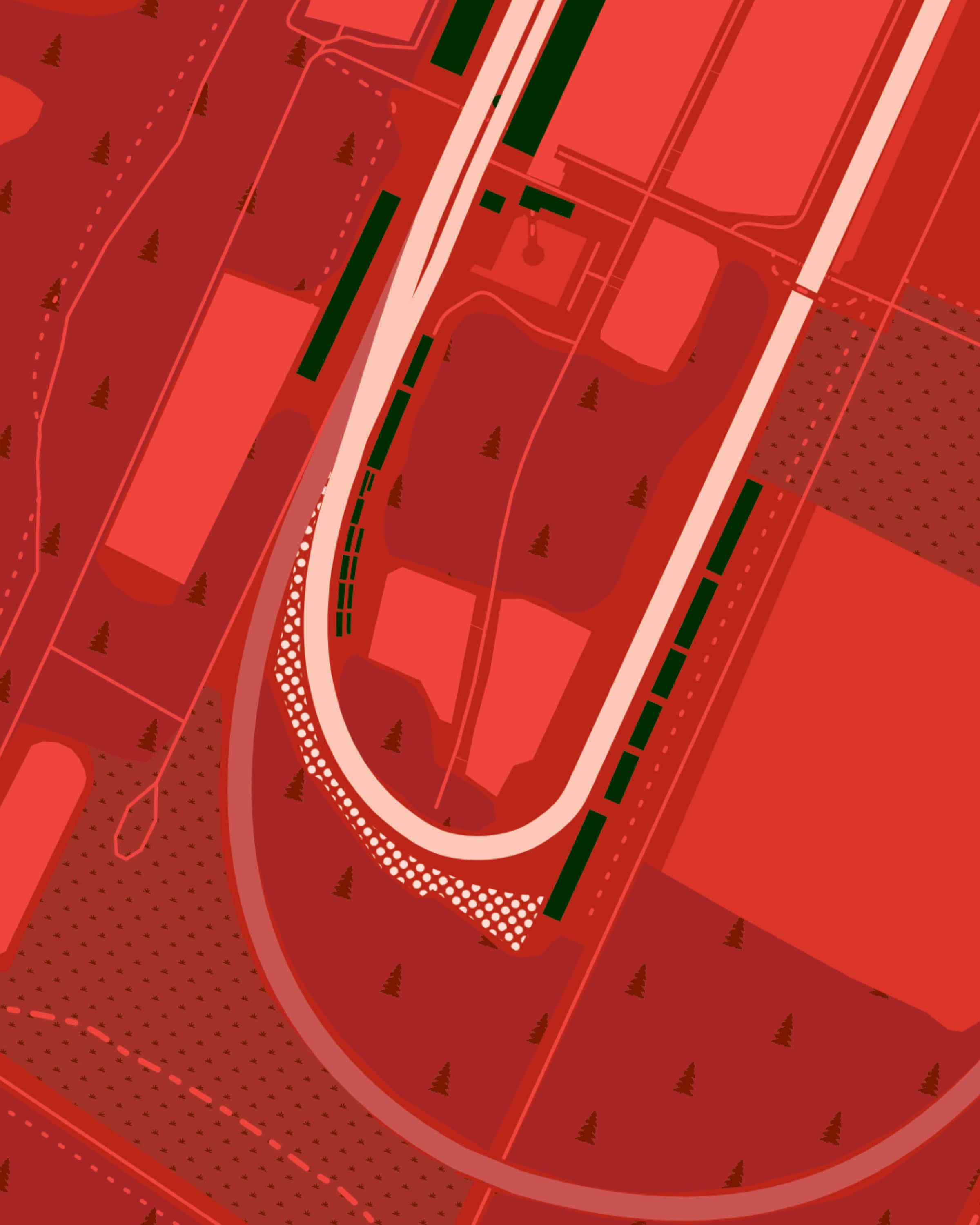 Circuito de Monza / Track Map for Poster Wall Art / Formula 1 Poster ...