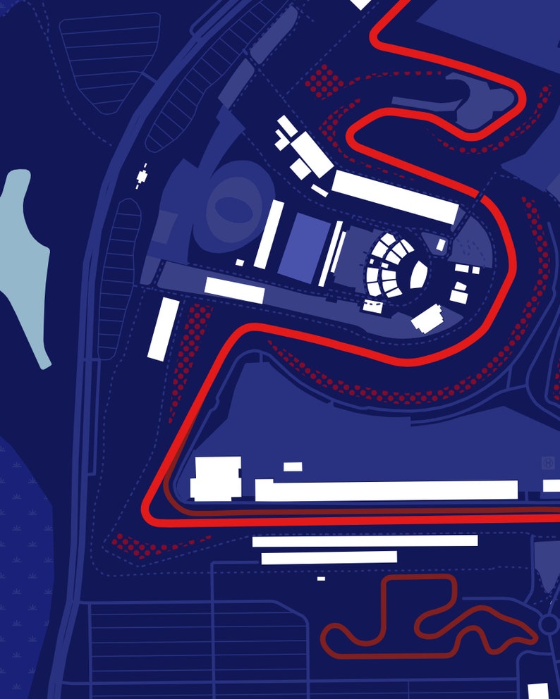 Circuit of the Americas, Austin, Texas | Track Map for Poster Wall Art ...