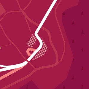 Road Atlanta | Track Map for Poster Wall Art | IMSA Poster | Digital ...