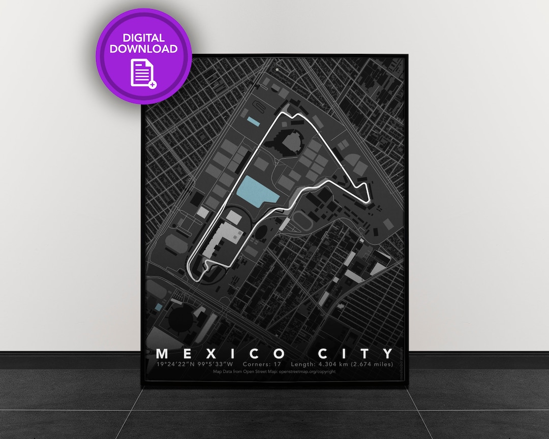 Mexico City F1 Grand Prix, Autodromo Hermanos Rodriguez | Track Map for ... Mexico City F1 Grand Prix, Autodromo Hermanos Rodriguez | Track Map for ...