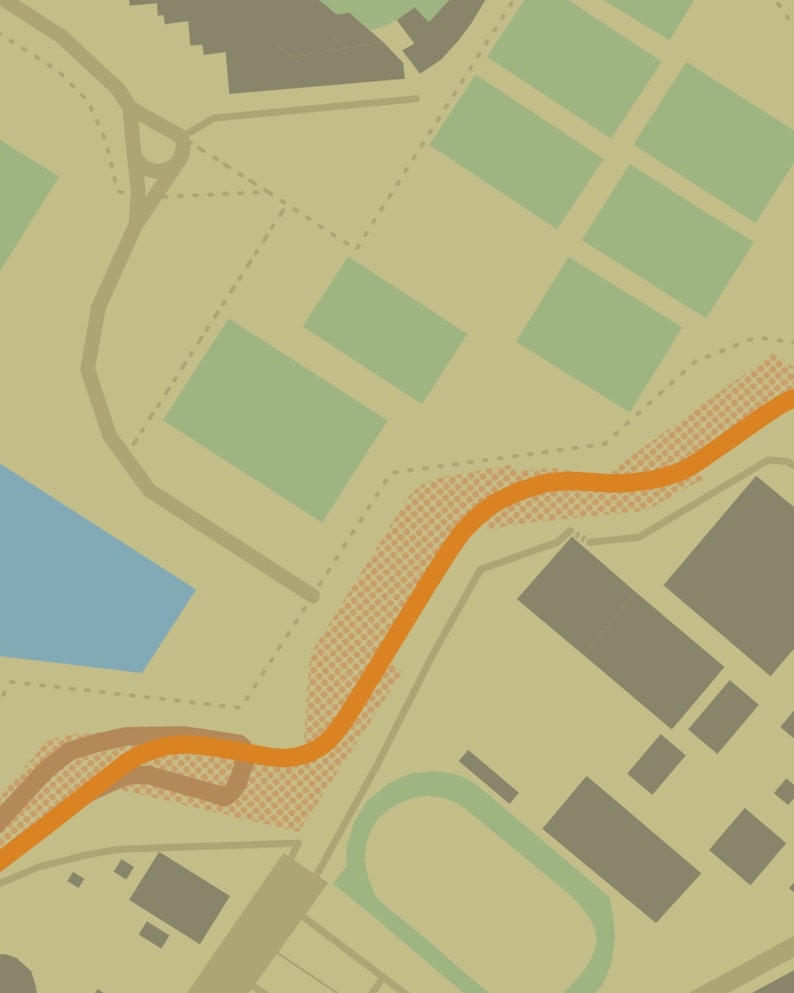 Autódromo Hermanos Rodríguez, Mexico City | Track Map for Poster Wall ...