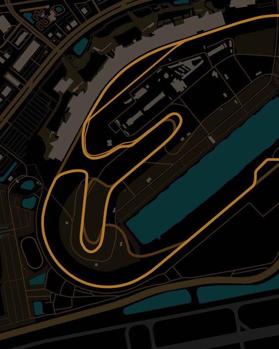 Daytona Race Track Map