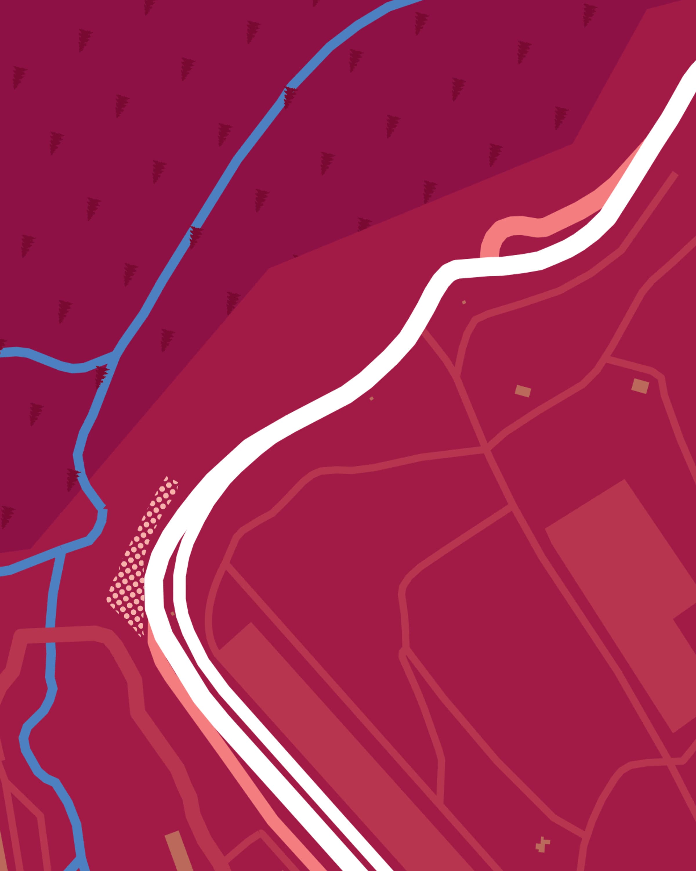 Road Atlanta | Track Map for Poster Wall Art | IMSA Poster | Digital ...