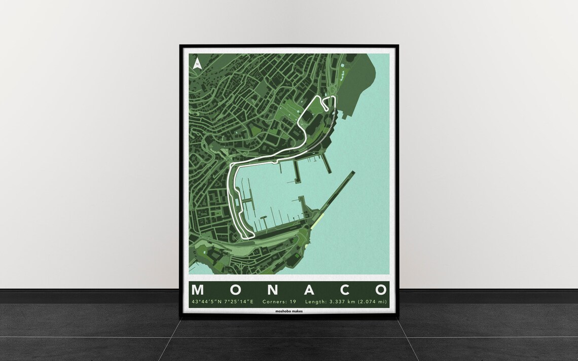 Custom Race Track Map | Digital Download | Personalized Map Poster ...