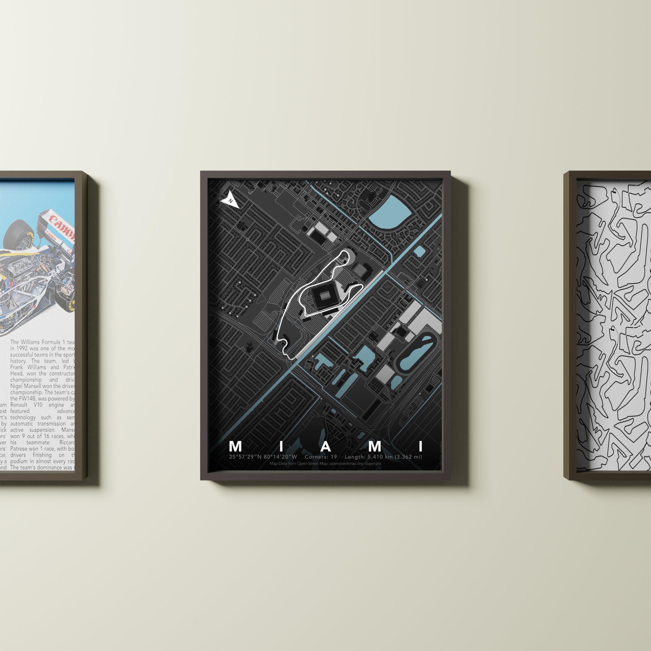 Miami Grand Prix, Miami International Autodrome, F1 | Track Map for ...