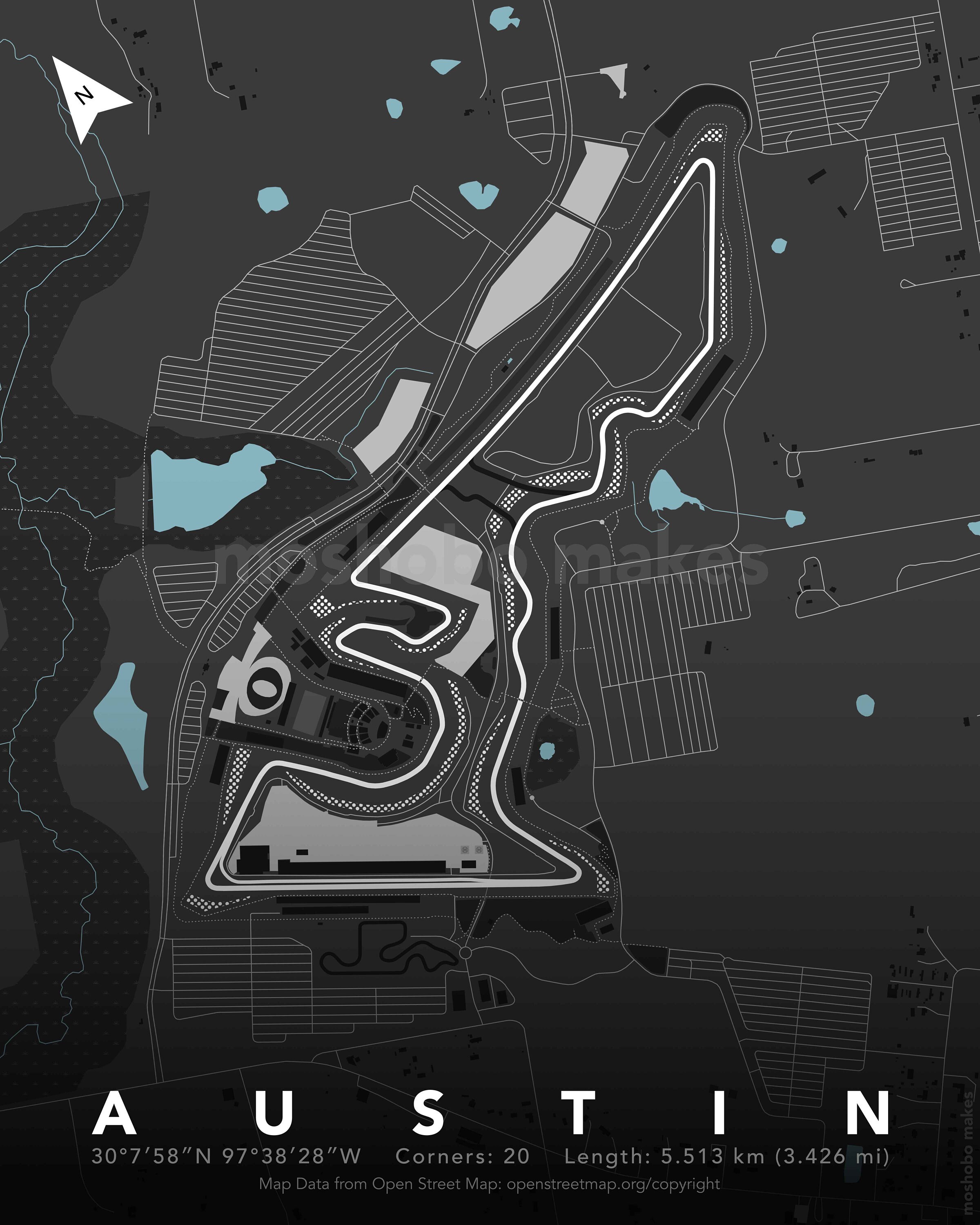 Circuit of the Americas, Formula 1 Grand Prix | F1 Poster | Formula 1 ...