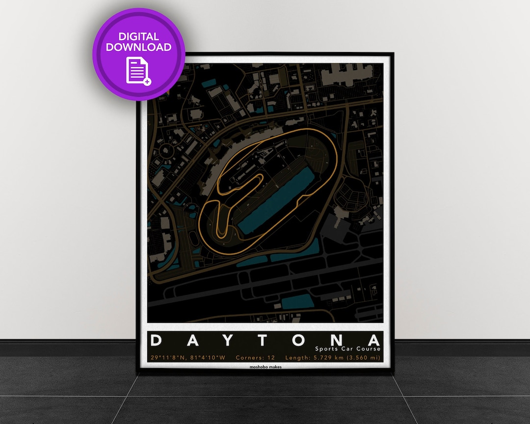 Daytona International Speedway, Sports Car Circuit | Track Map for ...