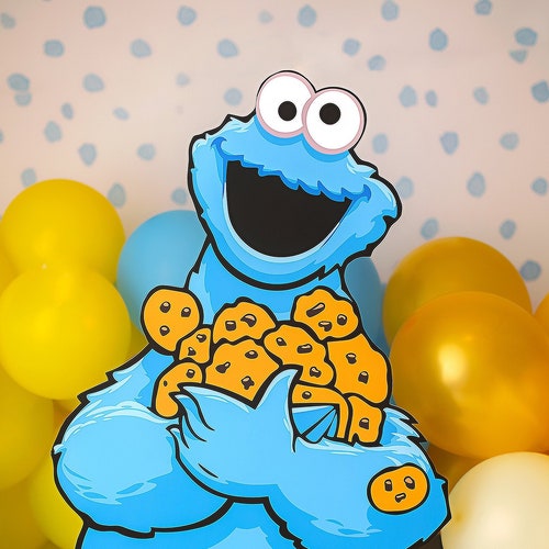 Cookie Monster Custom Characters / Sesame Street Party Props/ - Etsy