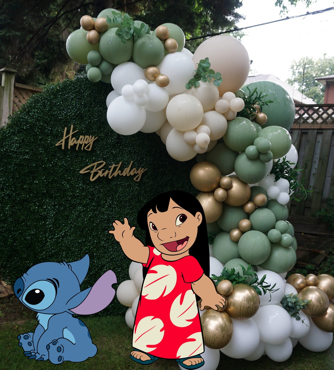 Lilo and Stitch Cutouts | Lilo and Stitch Birthday | Custom Character ...