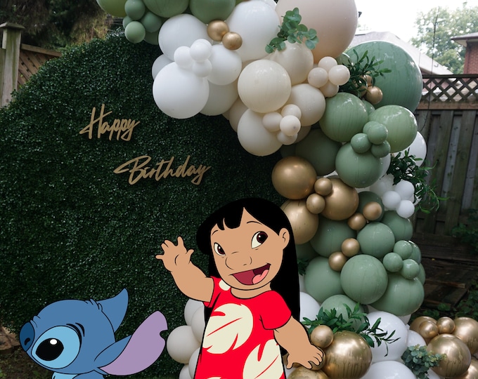 Lilo and Stitch Cutouts | Lilo and Stitch Birthday | Custom Character ...