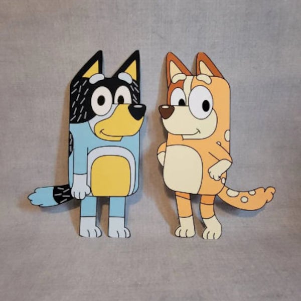 Cut Outs Bluey Characters - Etsy