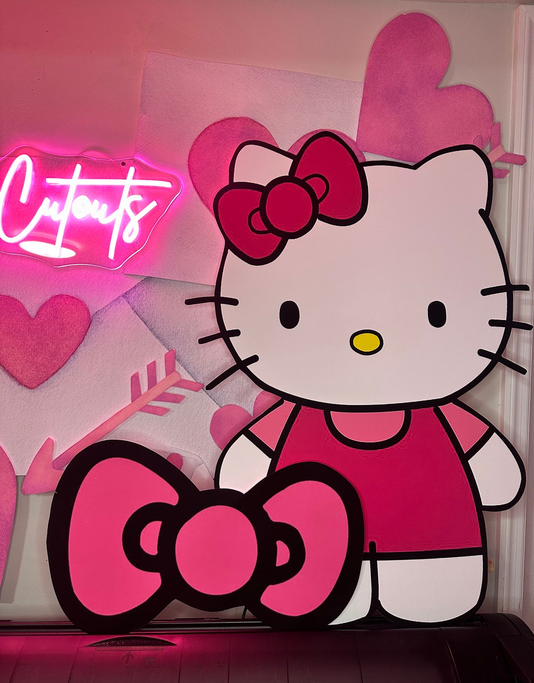 Hello Kitty Cutouts Foam Cutouts Foam Standees Girl Pink Birthday Party ...