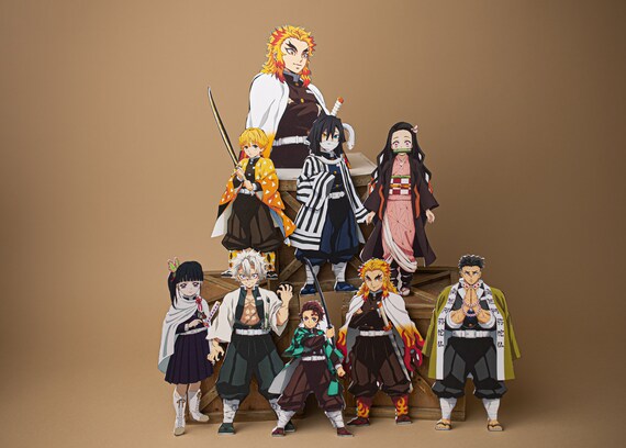 Demon Slayer Cutouts/ Anime Cut Outs / Custom Characters / | Etsy